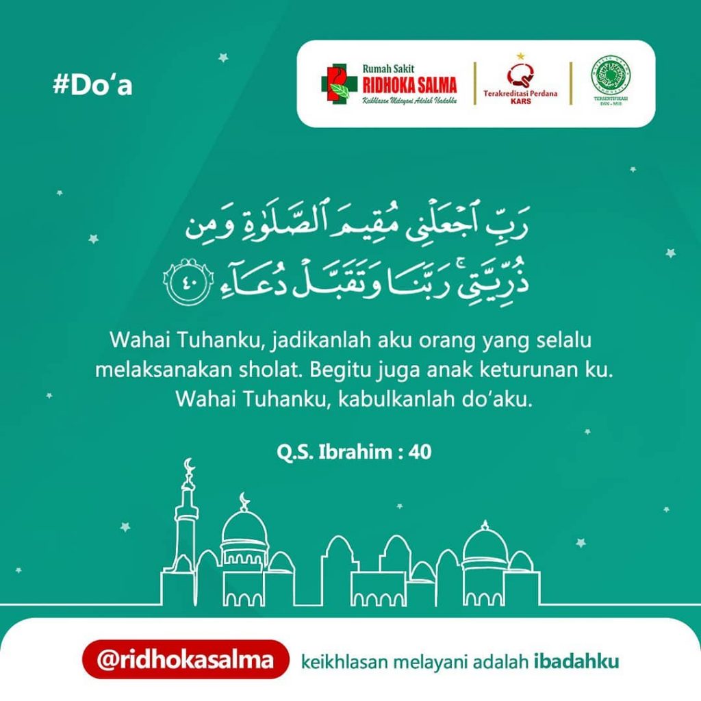 Amalan Doa Nabi Ibrahim Setelah Shalat | Rumah Sakit Ridhoka Salma Cikarang