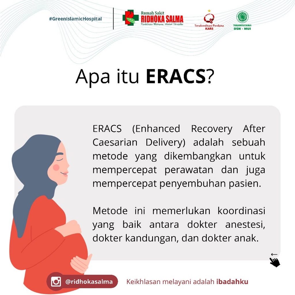 Mengenal Lahiran Caesar dengan Metode ERACS | Rumah Sakit Ridhoka Salma Cikarang